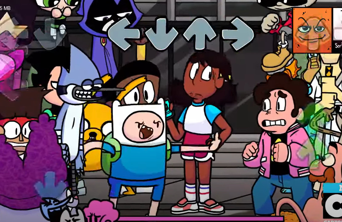 Roastin' on a Cartoon Cartoon Friday Mod for Friday Night Funkin' | FNF ...