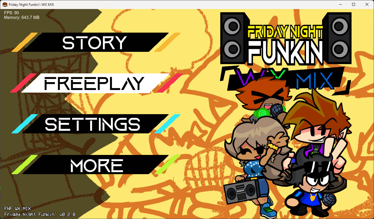 Friday Night Funkin WX MIX (1st Demo) [Friday Night Funkin'] [Mods]