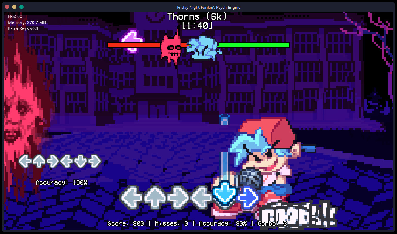 Monday Morning Misery HUD for Psych Engine Mod for Friday Night Funkin ...