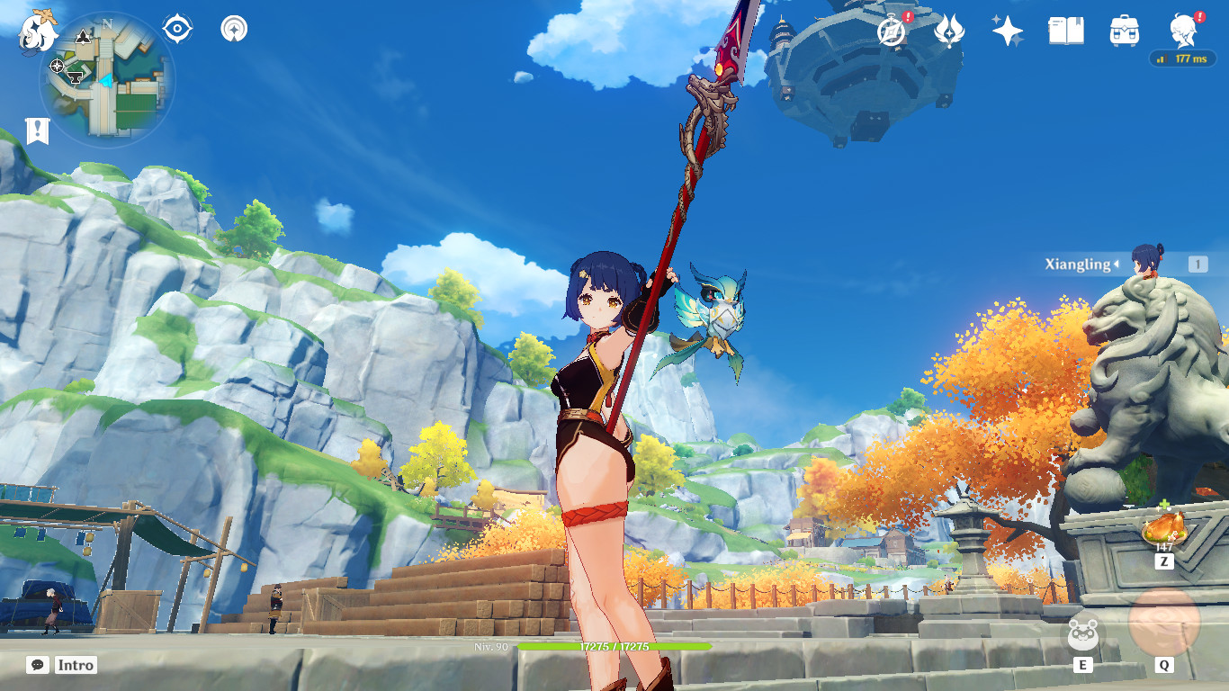 Xiangling Thicc + Neckline Mod for Genshin Impact | GI Mods