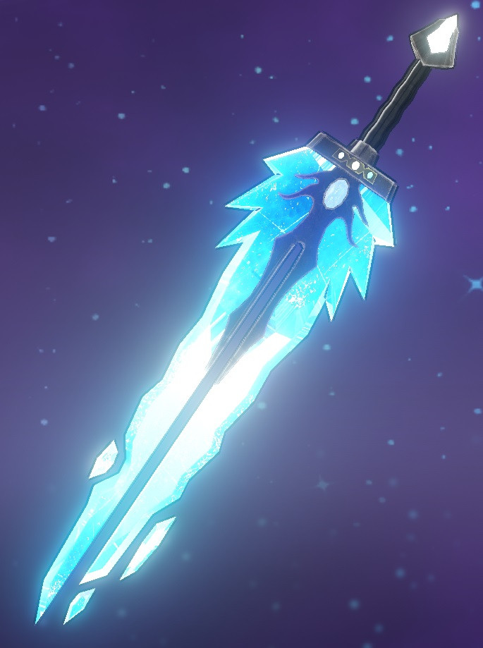 Ice Shatered Claymore [Genshin Impact] [Mods]