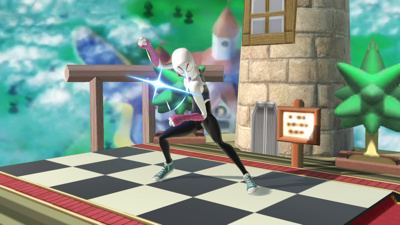 Spider Gwen over Sheik Mod for Super Smash Bros. Ultimate | SSBU Mods