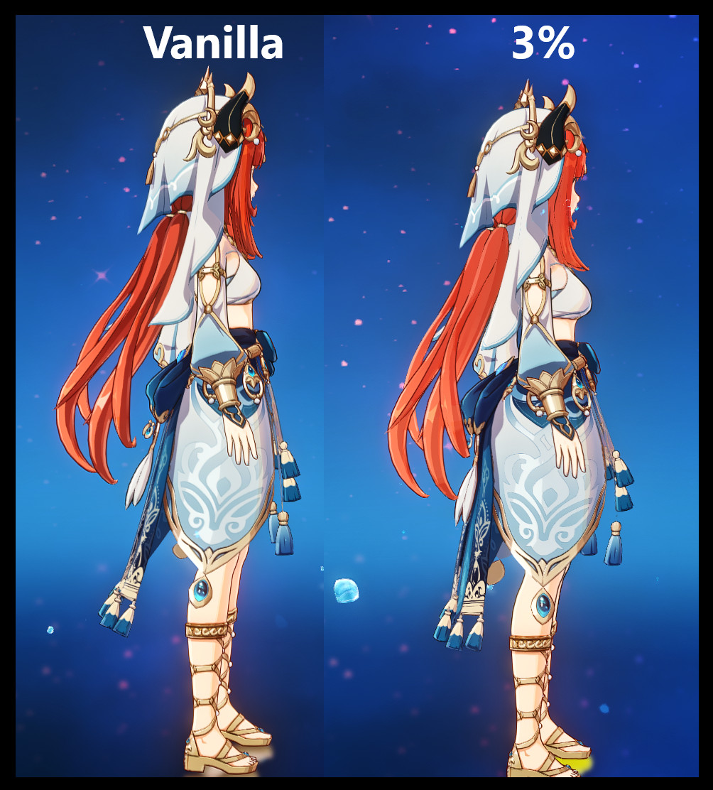 Nilou "3%" Thiccer + 4k + 6 Variants + 2 Versions Mod for Genshin ...