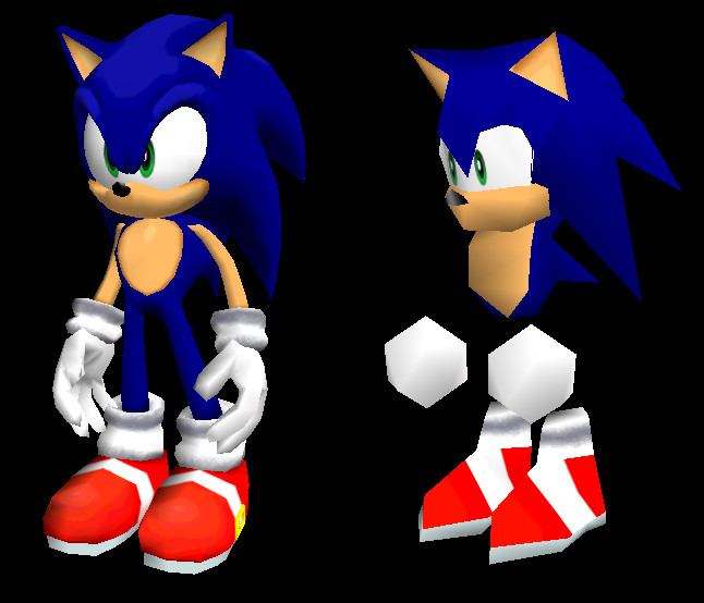 High res Sonic Mod for Sonic Adventure 2 | SA2 Mods