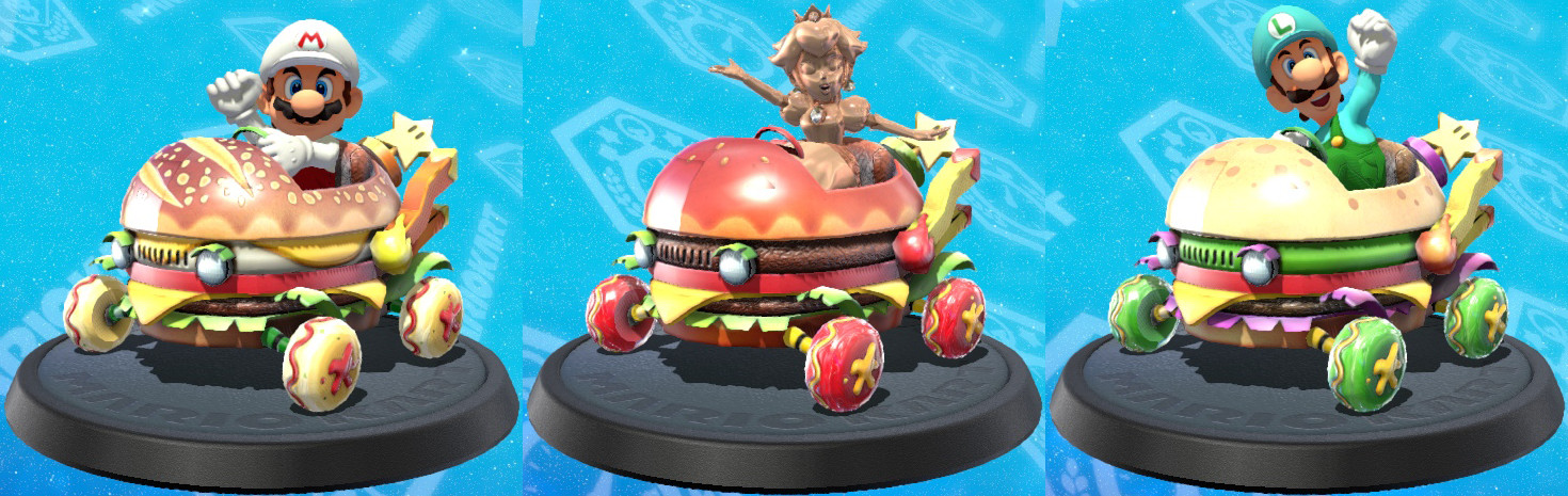MKAGPDX - Hamburcar in MK8 Mod for Mario Kart 8 | MK8 Mods
