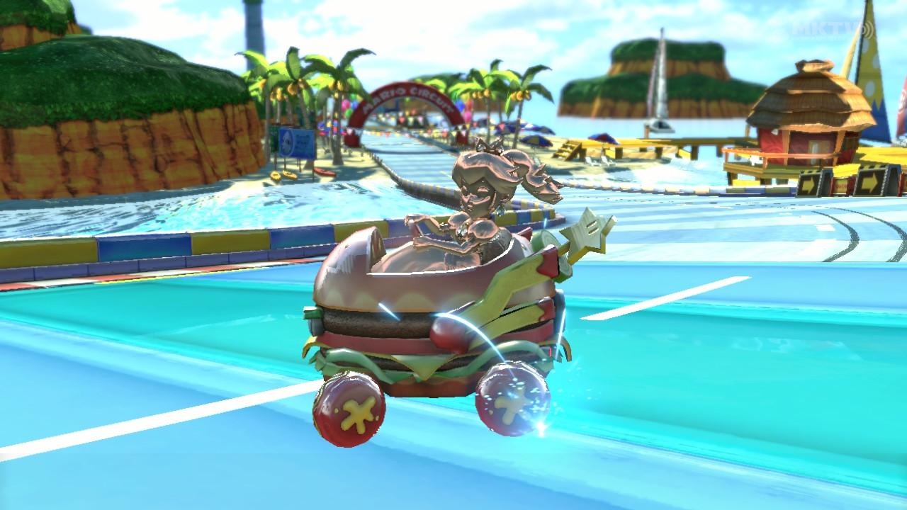 MKAGPDX - Hamburcar in MK8 Mod for Mario Kart 8 | MK8 Mods