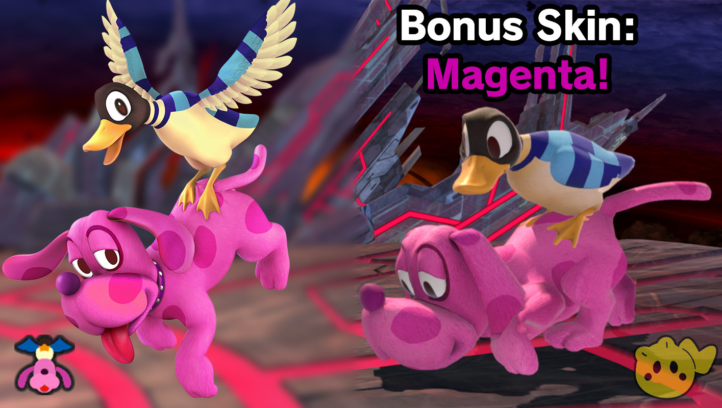 Cartoon Duck Hunt Pack Mod for Super Smash Bros. Ultimate | SSBU Mods