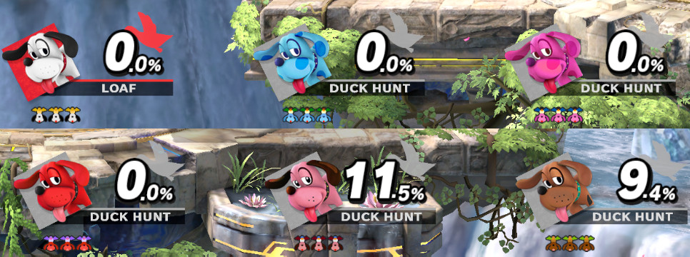 Cartoon Duck Hunt Pack Mod for Super Smash Bros. Ultimate | SSBU Mods