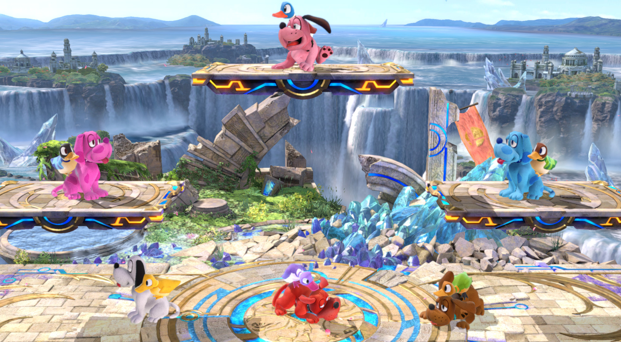 Cartoon Duck Hunt Pack Mod for Super Smash Bros. Ultimate | SSBU Mods