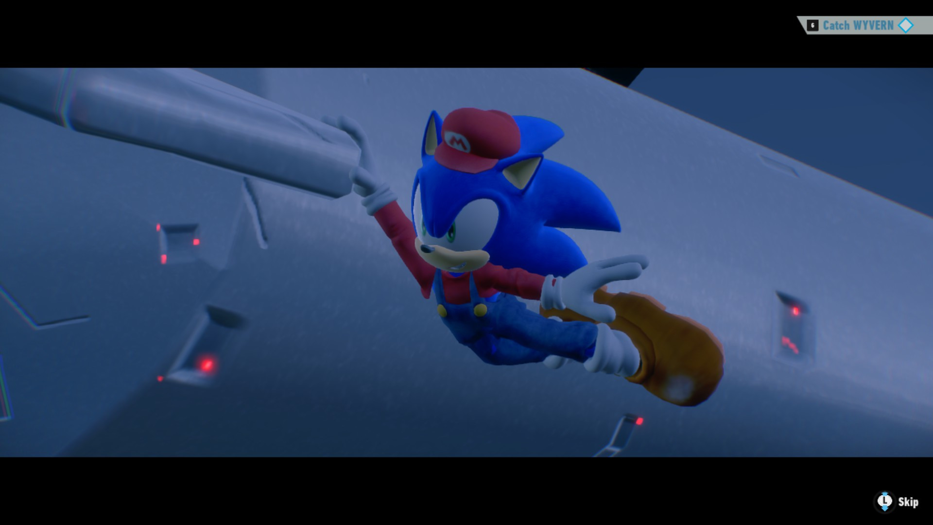 Sonic in Mario's outfit Mod for Sonic Frontiers | Frontiers Mods