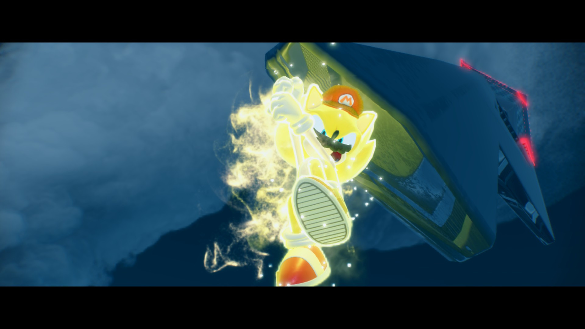 Sonic in Mario's outfit Mod for Sonic Frontiers | Frontiers Mods