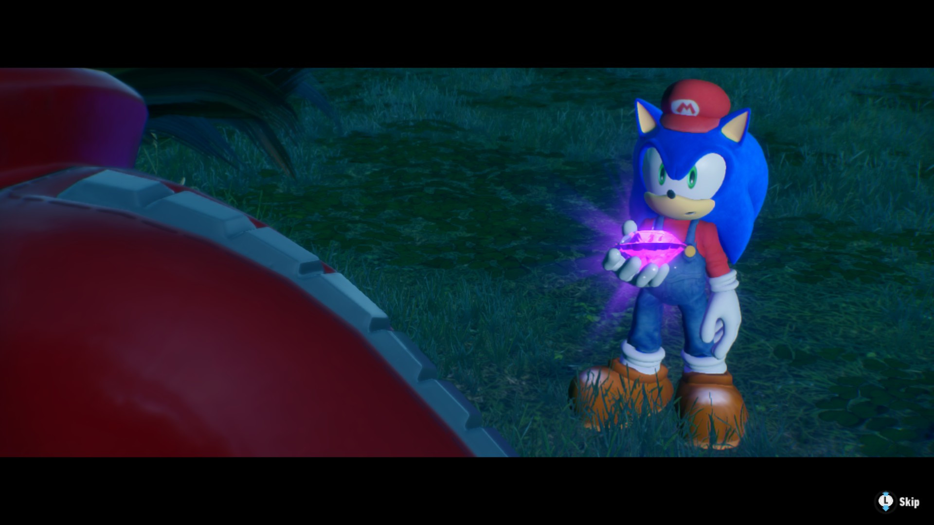 Sonic in Mario's outfit Mod for Sonic Frontiers | Frontiers Mods