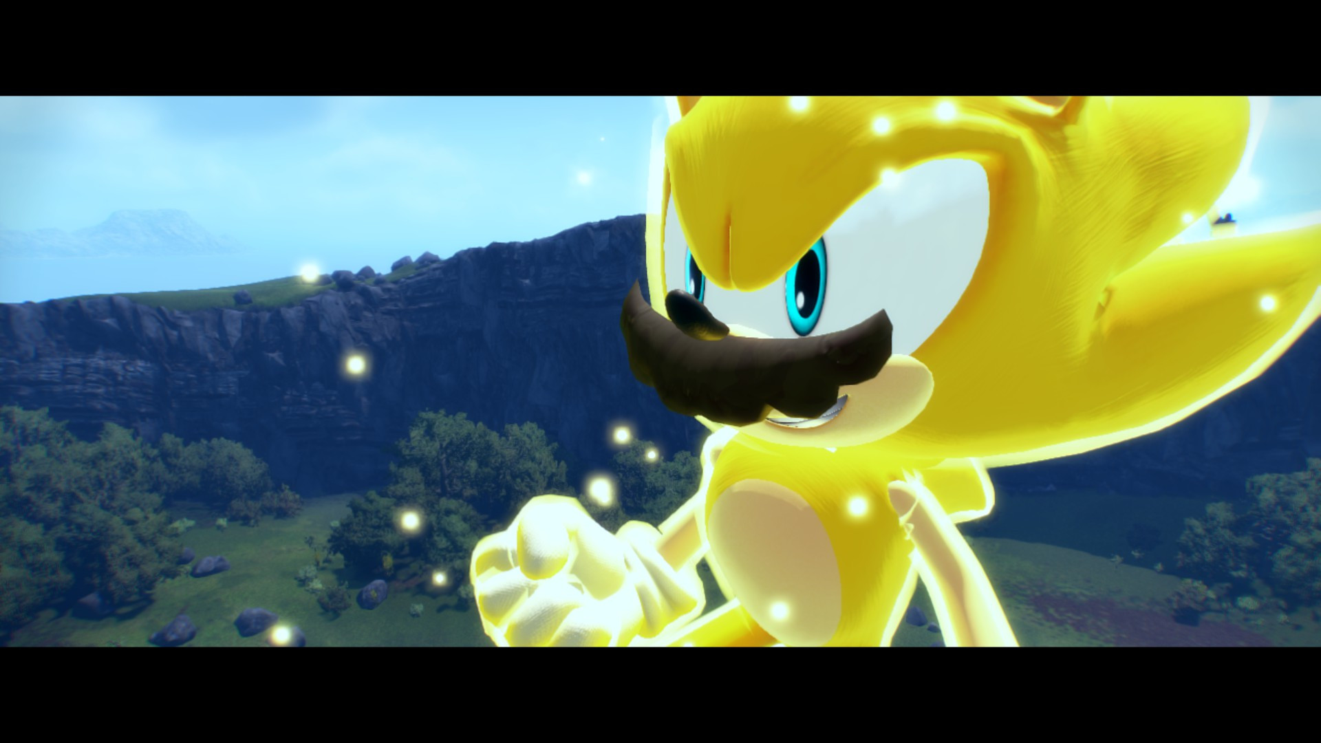 Sonic in Mario's outfit Mod for Sonic Frontiers | Frontiers Mods