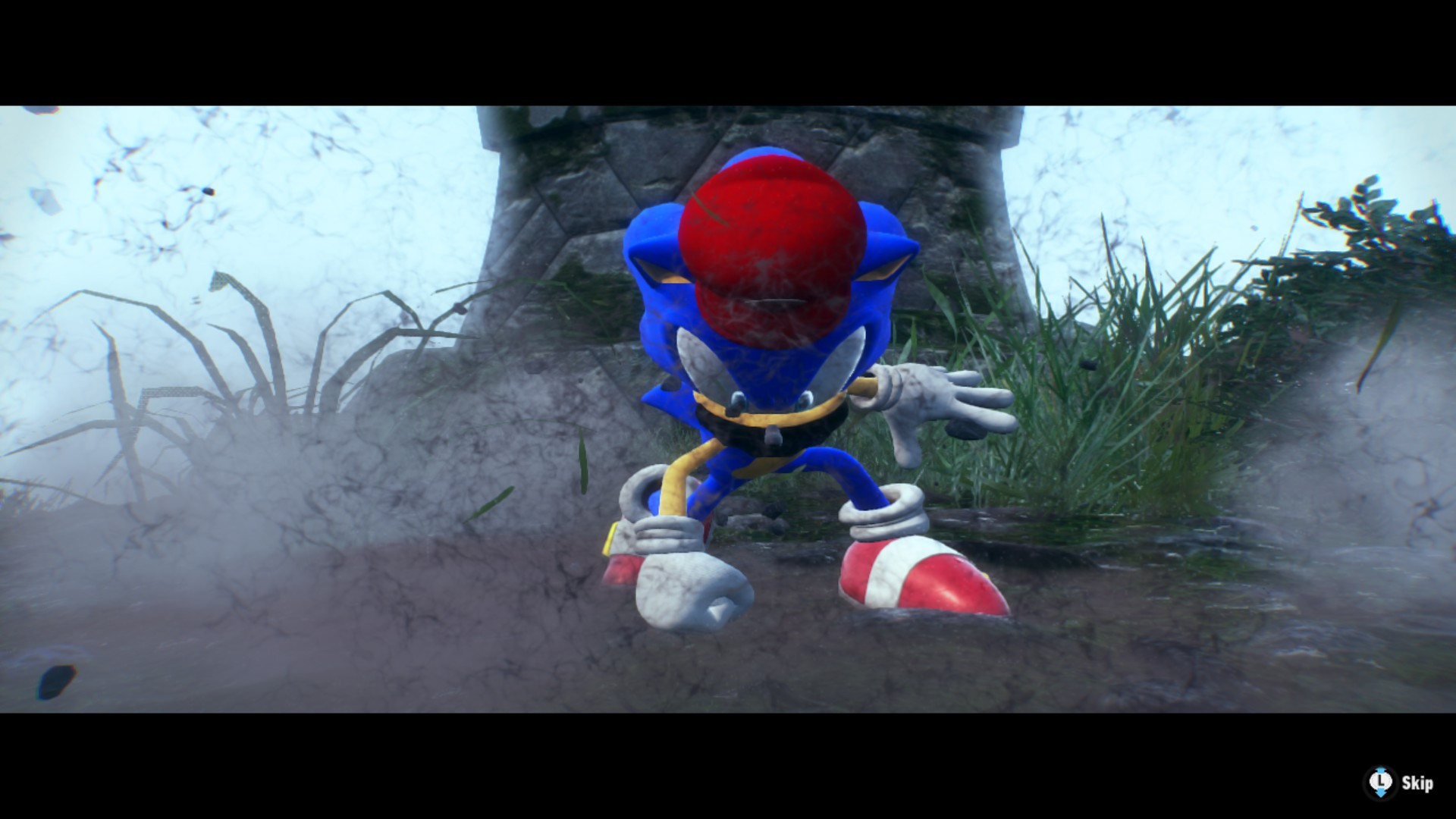 Sonic in Mario's outfit Mod for Sonic Frontiers | Frontiers Mods