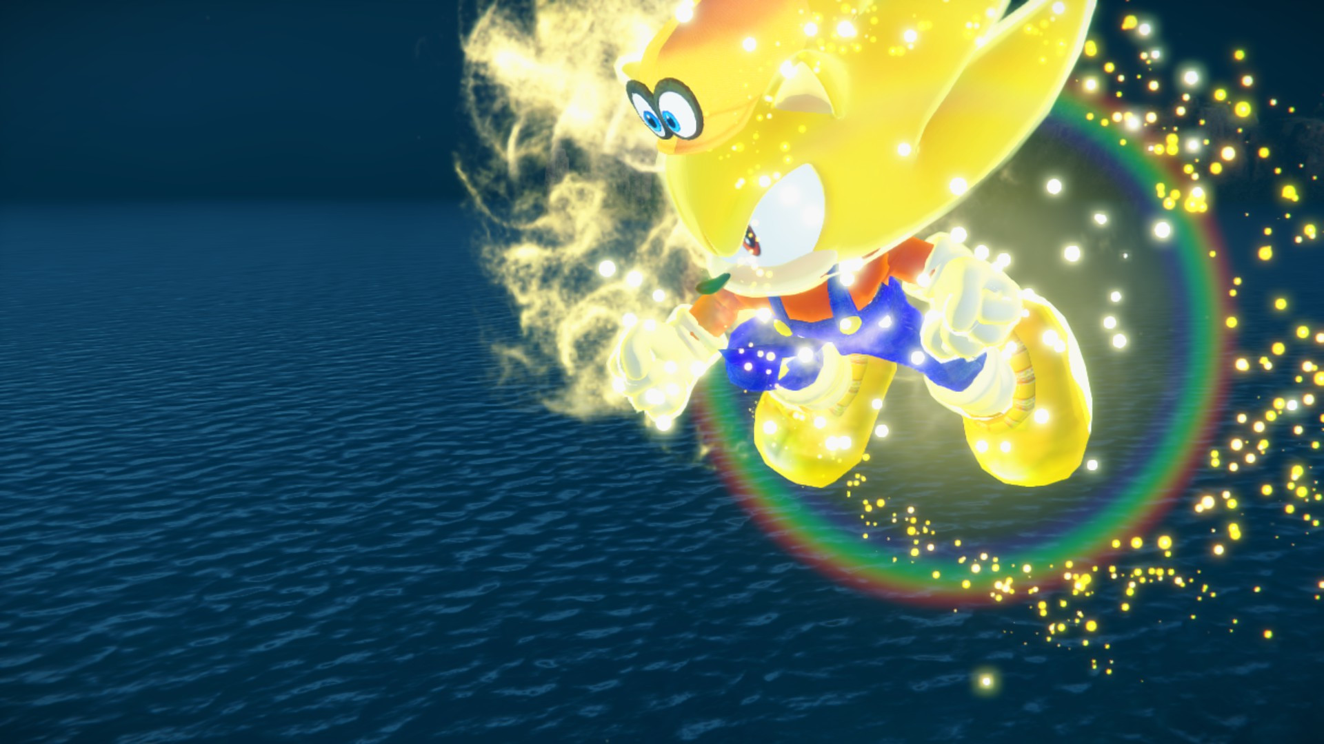 Sonic in Mario's outfit Mod for Sonic Frontiers | Frontiers Mods