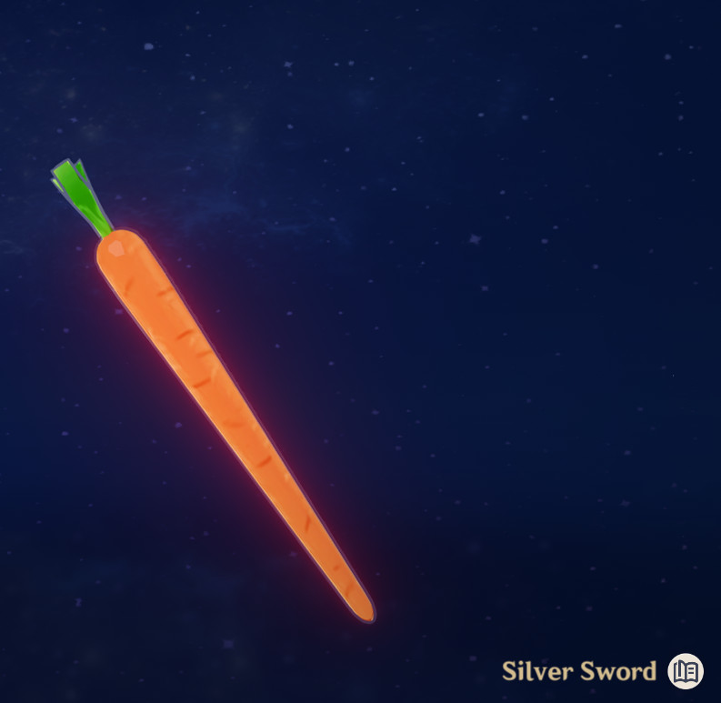 Carrot Sword [Genshin Impact] [Mods]