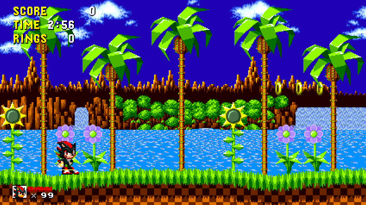 Megamix Shadow in Sonic Forever Mod for Sonic the Hedgehog Forever ...