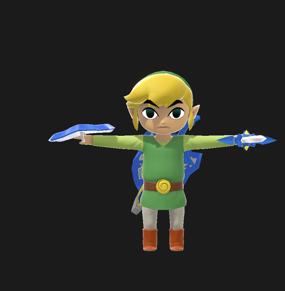Windwaker Accurate Toon Link [Super Smash Bros. Ultimate] [Mods]