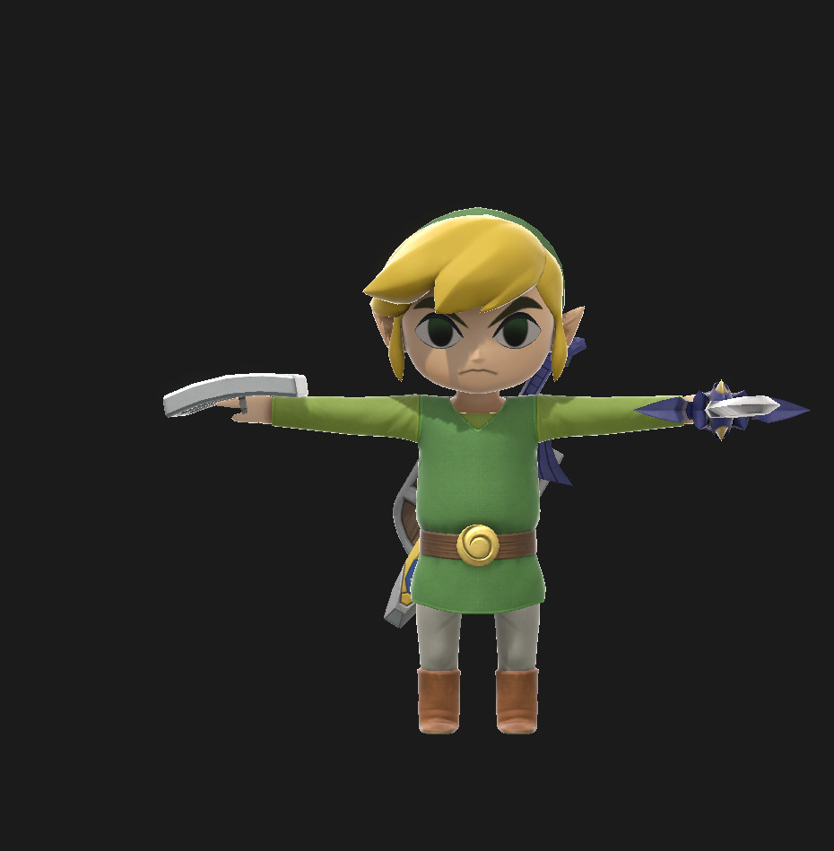 Windwaker Accurate Toon Link [Super Smash Bros. Ultimate] [Mods]