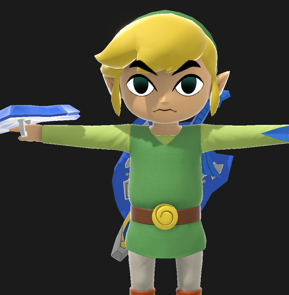 Windwaker Accurate Toon Link [Super Smash Bros. Ultimate] [Mods]