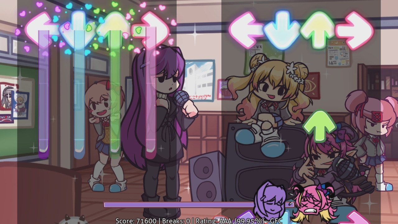 Doki Doki Takeover MANIA! Mod for Friday Night Funkin' | FNF Mods