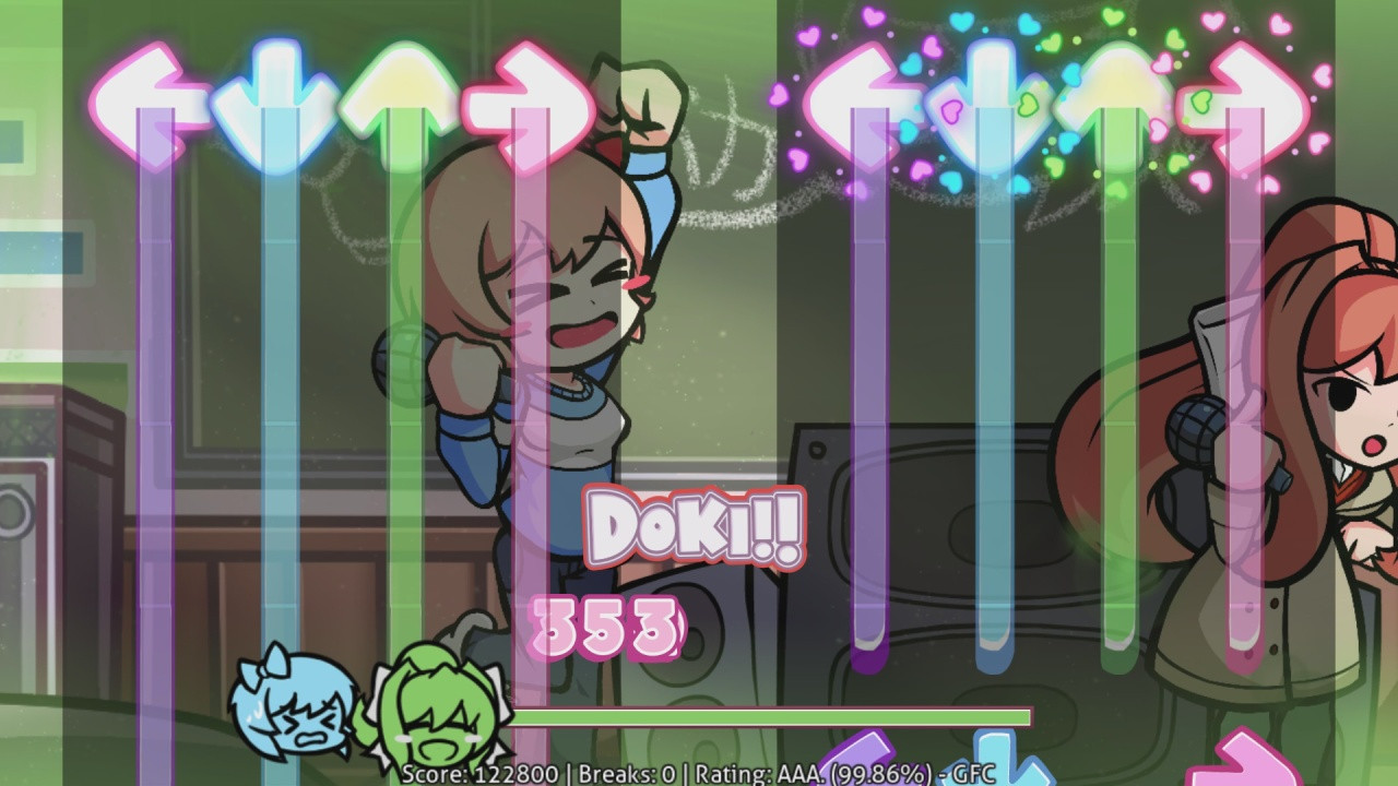 Doki Doki Takeover MANIA! Mod for Friday Night Funkin' | FNF Mods