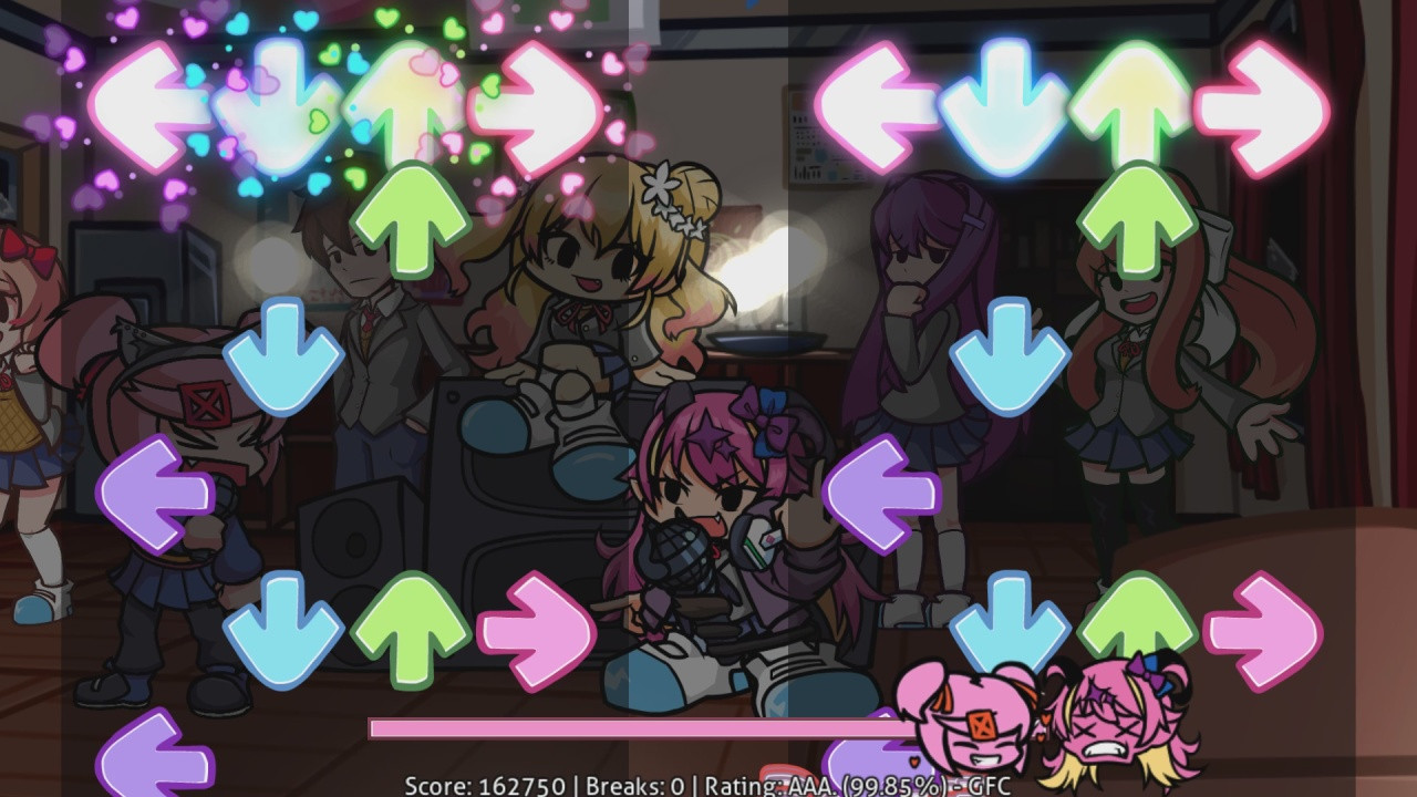Doki Doki Takeover MANIA! Mod for Friday Night Funkin' | FNF Mods