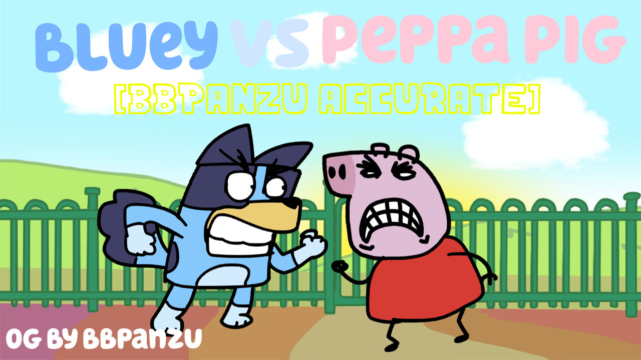 Bluey Vs Peppa Pig [BBpanzu Accurate] Mod for Friday Night Funkin ...