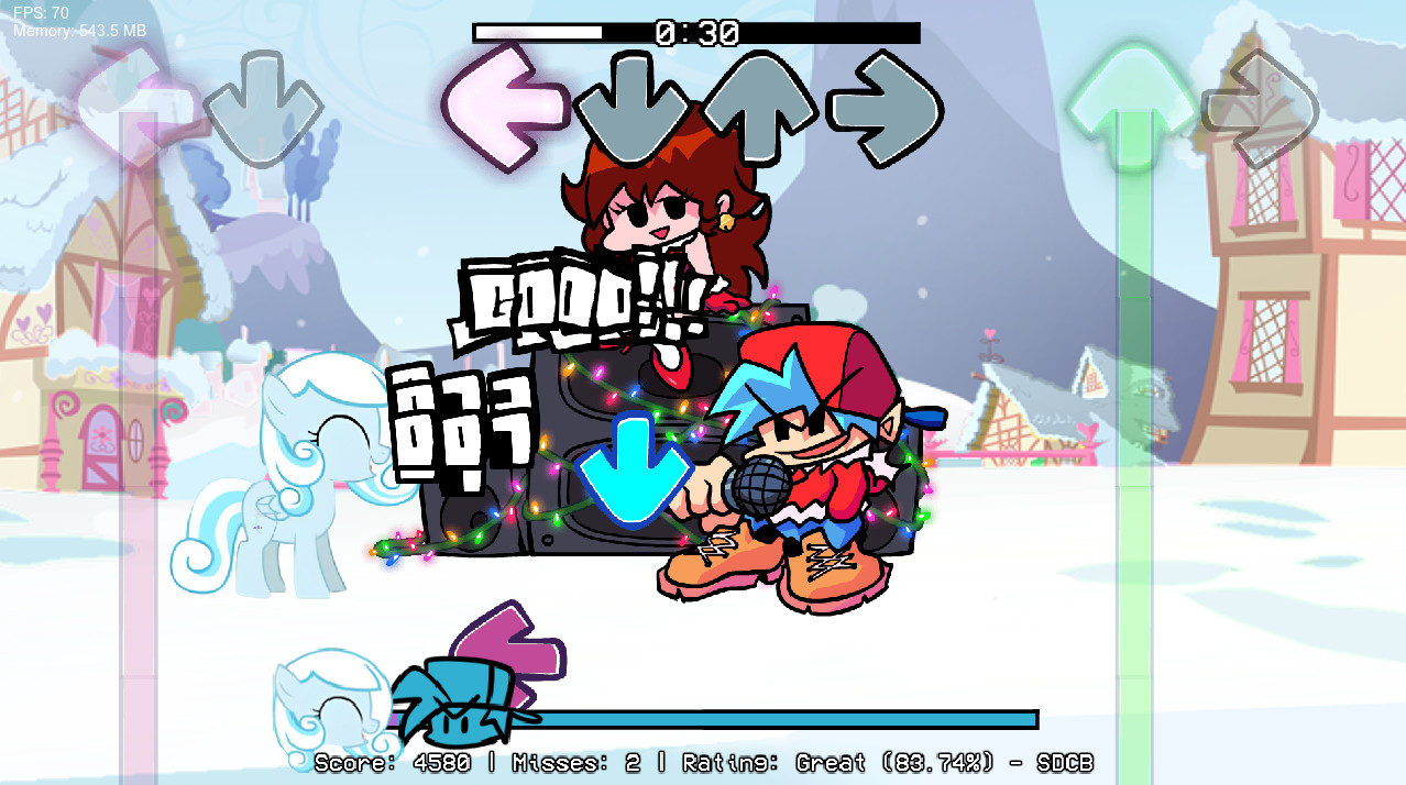 Friday Night Funkin: A Snowy Day in Ponyville [Friday Night Funkin'] [Mods]