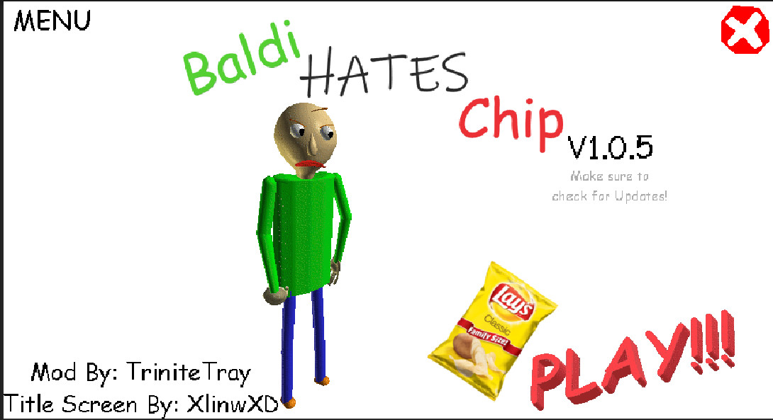 Baldi Hates Chips [Baldi's Basics] [Mods]