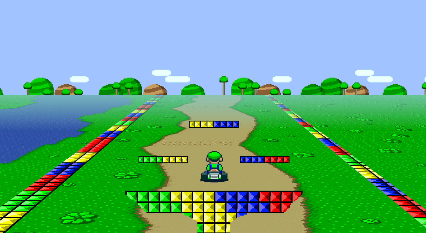 MK SNES Stages (P+ BF 1:1) [Super Smash Bros. Brawl] [Mods]