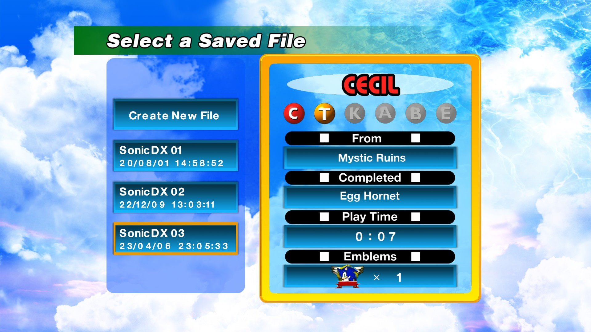 SA1 Cecil Mod for Sonic Adventure DX | SADX Mods