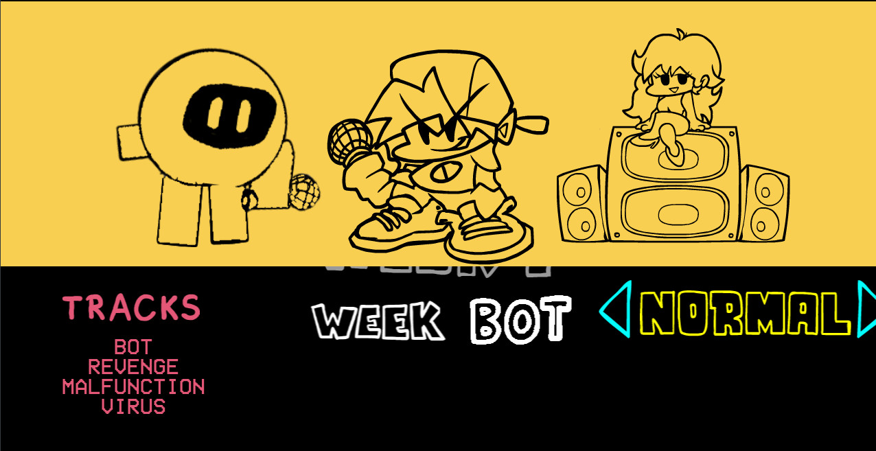 Bot Boy Mod for Friday Night Funkin' | FNF Mods