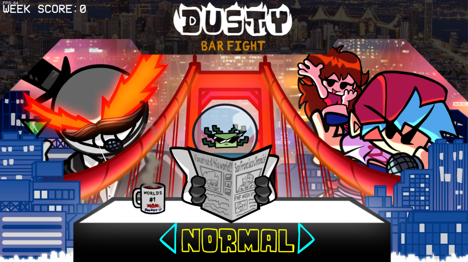 Friday Night Funkin: Battle in San Francisco Mod for Friday Night ...