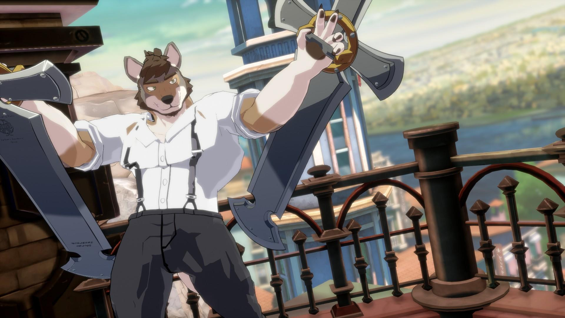 William Adler (The Smoke Room) Over Leo Whitefang Mod for GUILTY GEAR -STRIVE- | GGST Mods