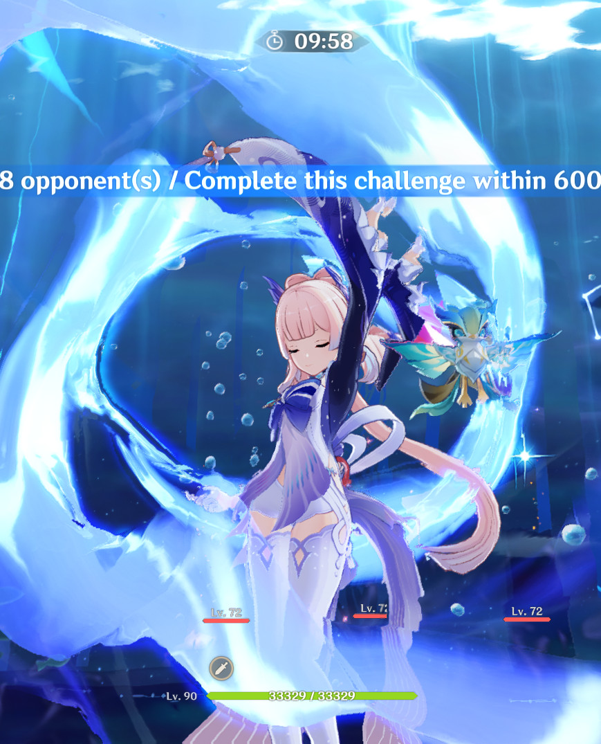 Kokomi outfit swap during burst and template Mod for Genshin Impact | GI Mods