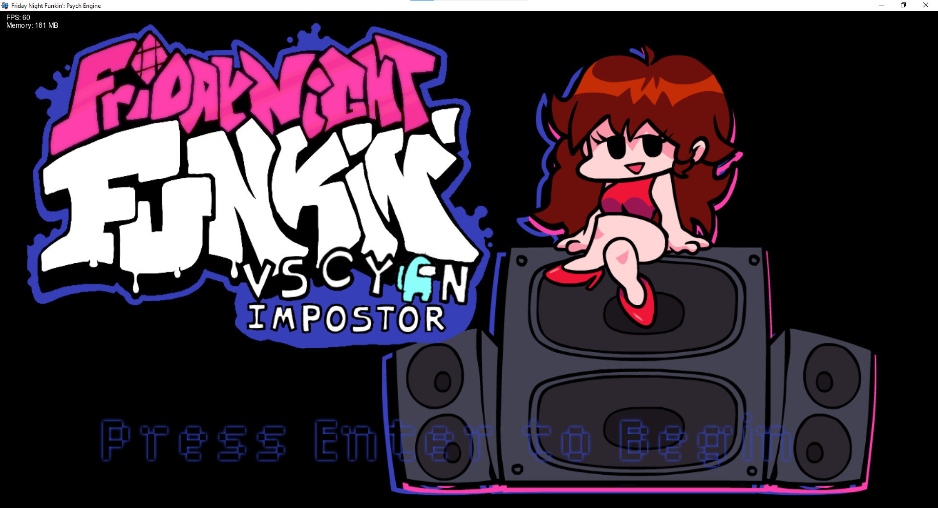 vs cyan*vs impostor fanmade* [Friday Night Funkin'] [Mods]