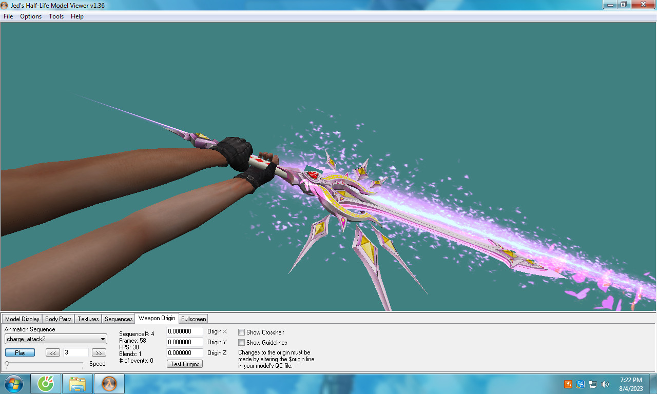 Magical heart prism sword Mod for Counter-Strike 1.6 | CS1.6 Mods