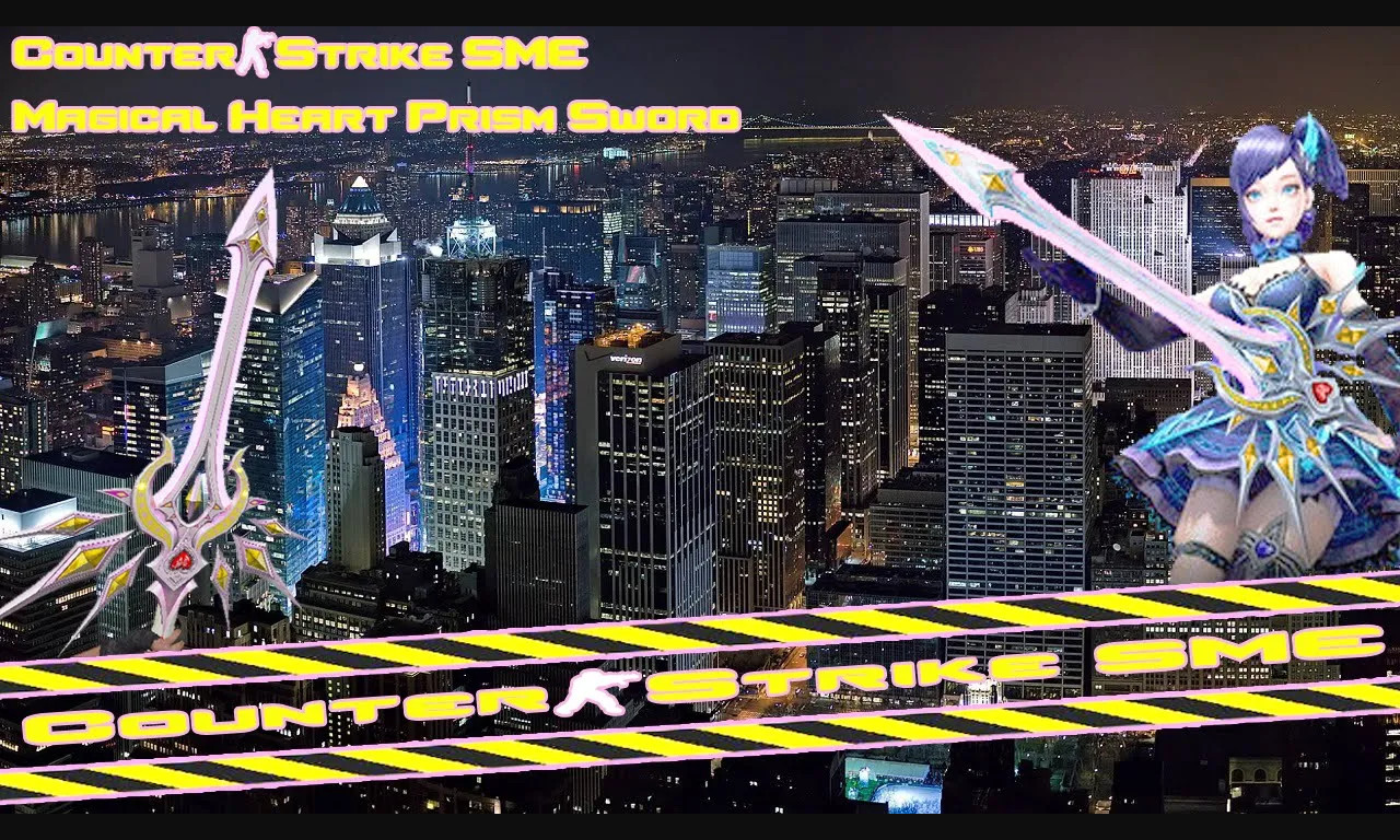 Magical heart prism sword Mod for Counter-Strike 1.6 | CS1.6 Mods