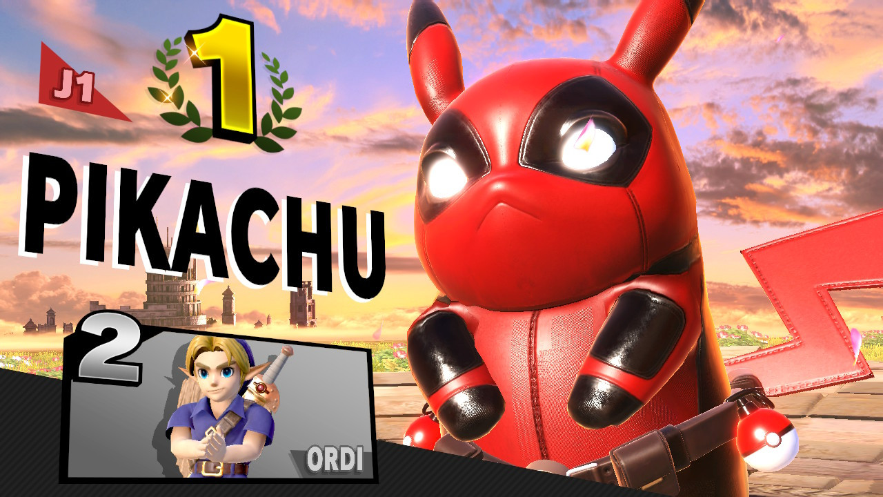 Deadpool Pikachu Mod for Super Smash Bros. Ultimate | SSBU Mods