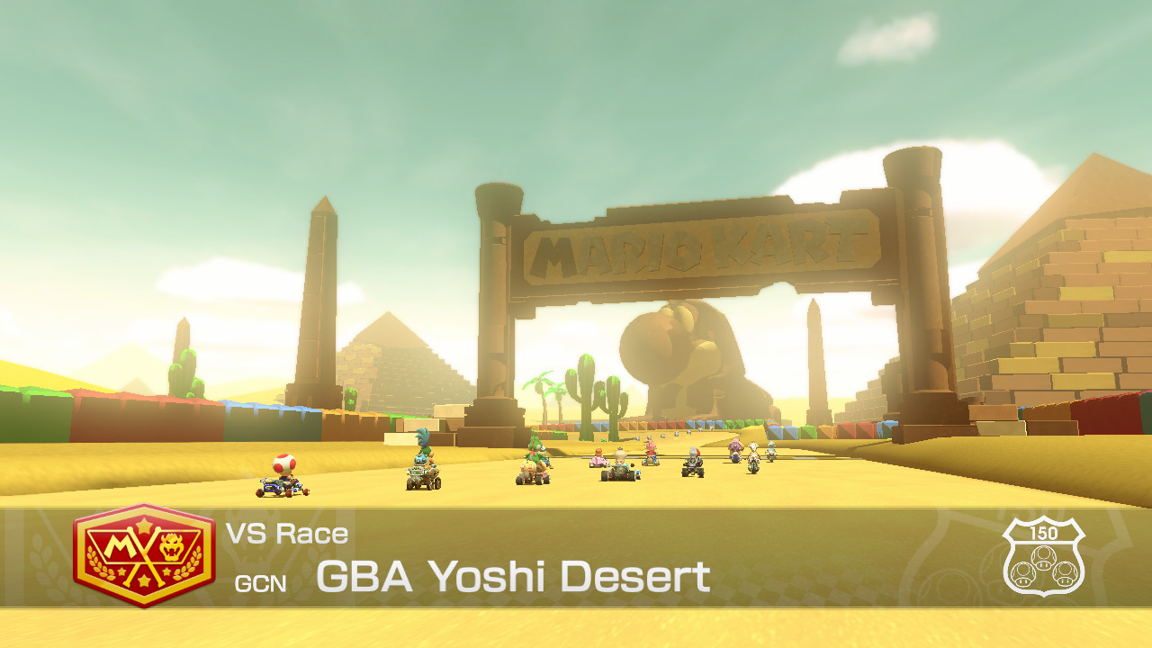 GBA Yoshi Desert (Tour model) Mod for Mario Kart 8 Deluxe | MK8D Mods