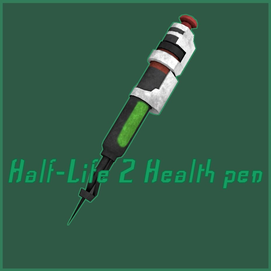 Half-Life Alyx Health pen hl2 styled: Replacement [Half-Life 2] [Mods]