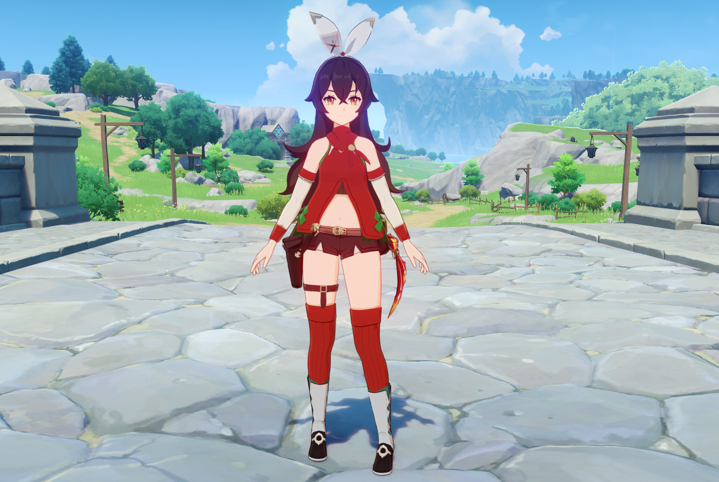 Manga outfit Amber! Mod for Genshin Impact | GI Mods