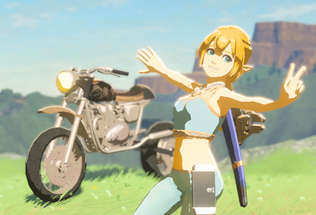 Legendary Master-Cycle (code VINTAGE) Mod for The Legend of Zelda: Breath of the Wild (WiiU ...