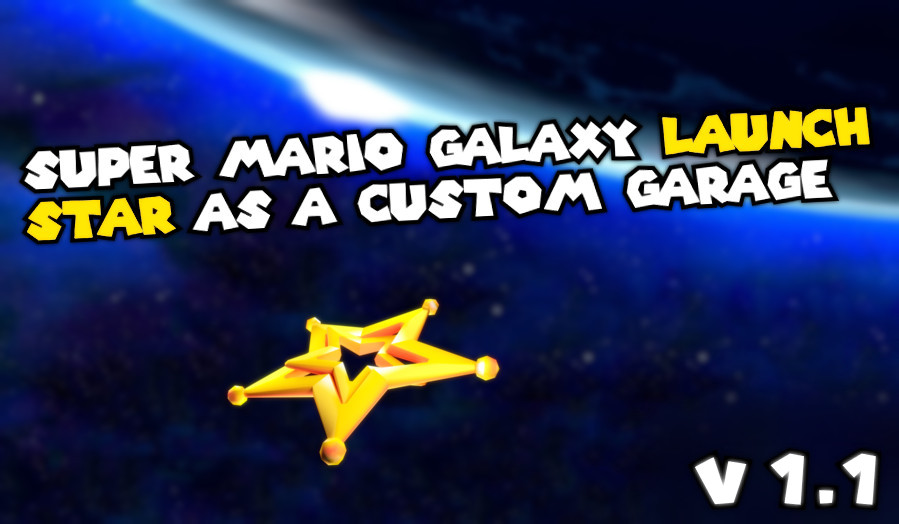 Super Mario Galaxy Launch Star Mod For Mario Kart 7 Mk7 Mods