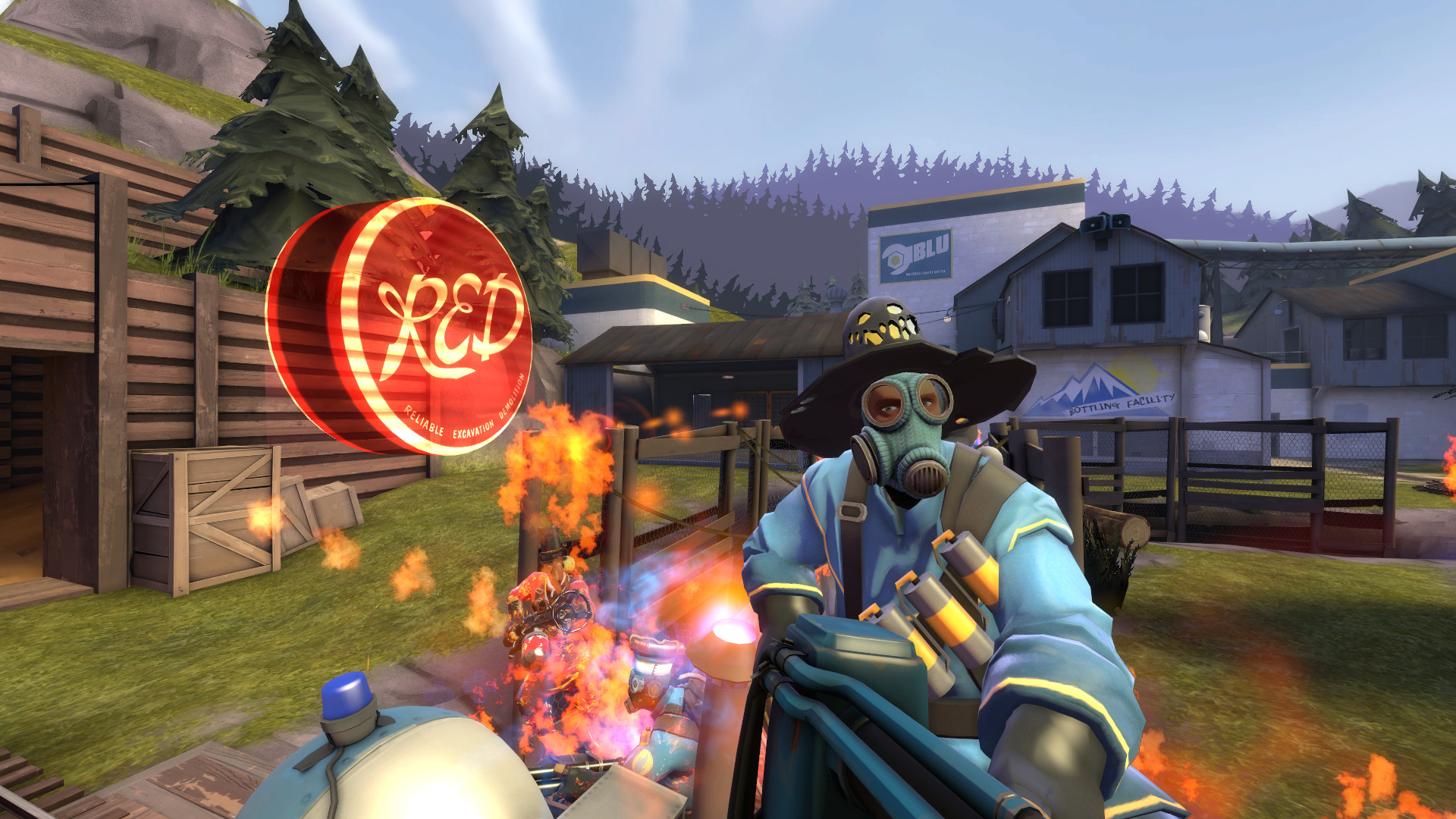 Pyro With Clear Goggles (Casual Compatible!) Mod for Team Fortress 2 ...