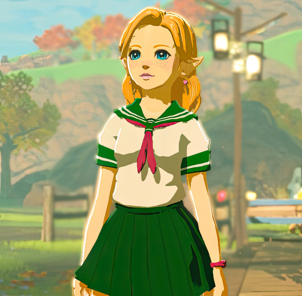 Linkle Old High School Uniform [The Legend of Zelda: Breath of the Wild ...
