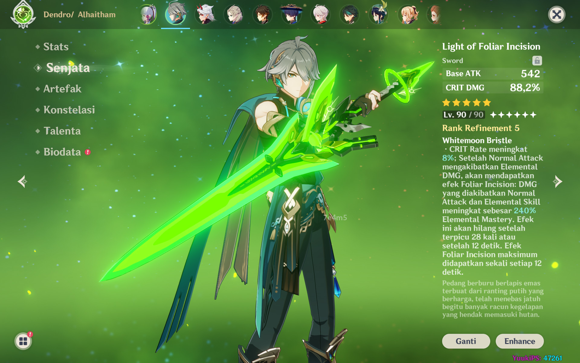 Might of An-Utu (HI3) over Mistsplitter & LOFI Mod for Genshin Impact ...