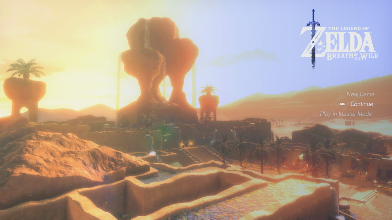Sunset Title Screens Mod for The Legend of Zelda: Breath of the Wild ...