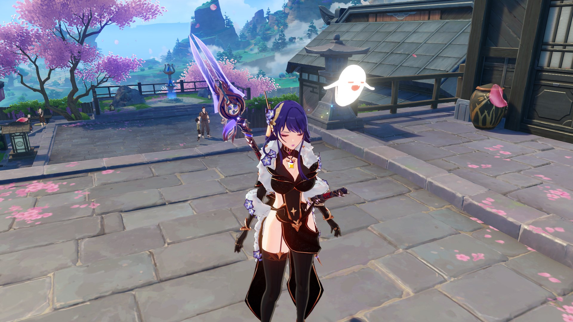 Elegant Raiden Shogun - Black Dress Mod for Genshin Impact | GI Mods